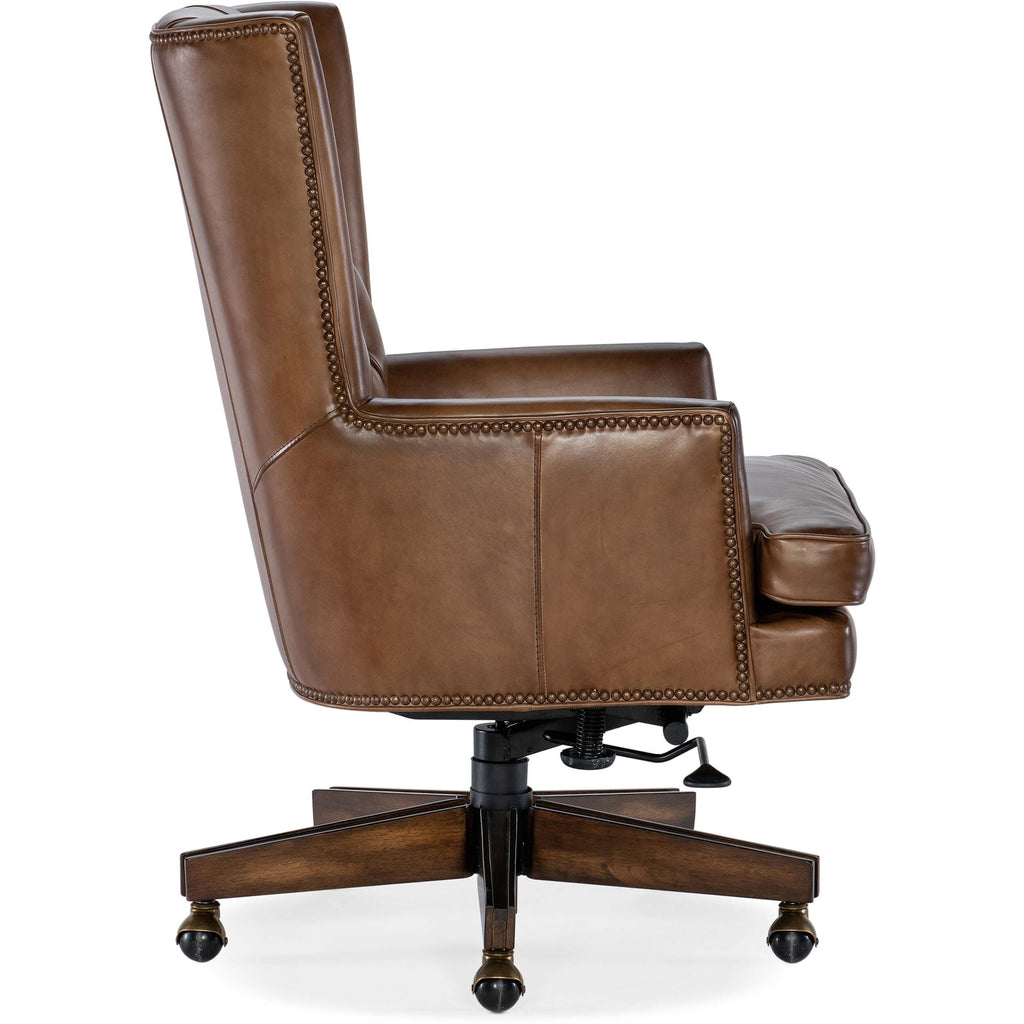 Finley Leather Executive Chair, Checkmate Pawn – High Fashion Home