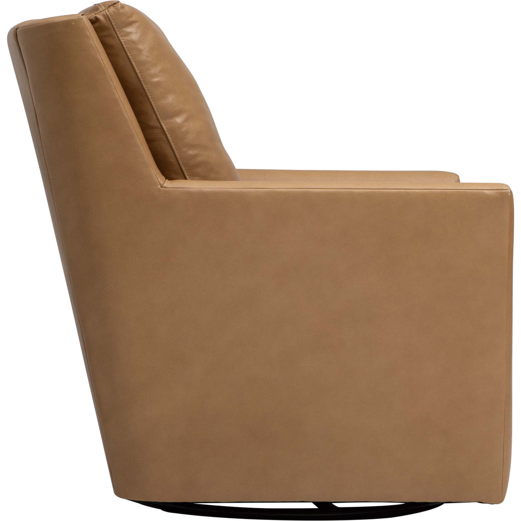 Embry Leather Swivel Chair, Landry Fawn – High Fashion Home