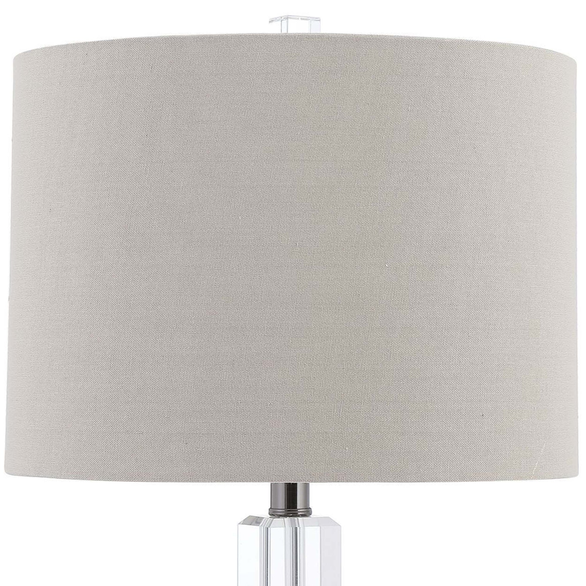 Emi Table Lamp, Clear – High Fashion Home