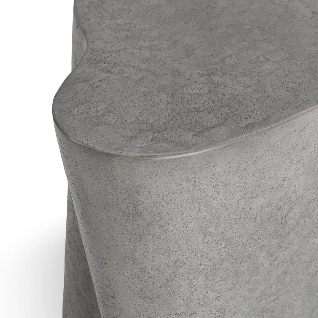 Everson Outdoor Accent Table, Dark Gray – High Fashion Home
