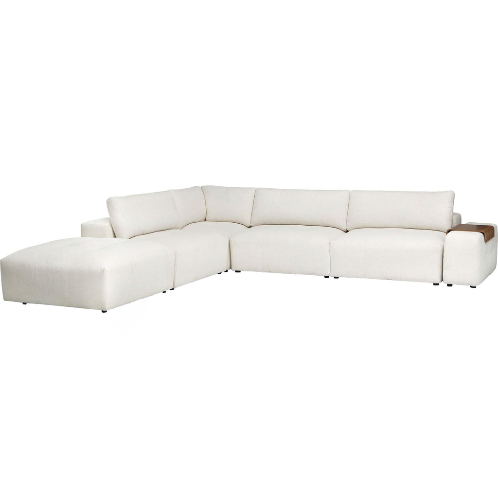 Farley Modular Sectional w/Ottoman, Nomad Snow – High Fashion Home
