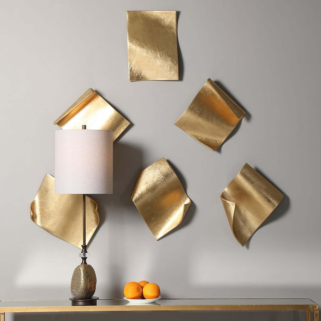 Fluttering Pages Wall Decor, Set of 6 – High Fashion Home