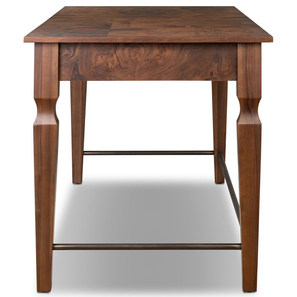 Galvin Desk, Walnut by Amber Lewis x Four Hands – High Fashion Home