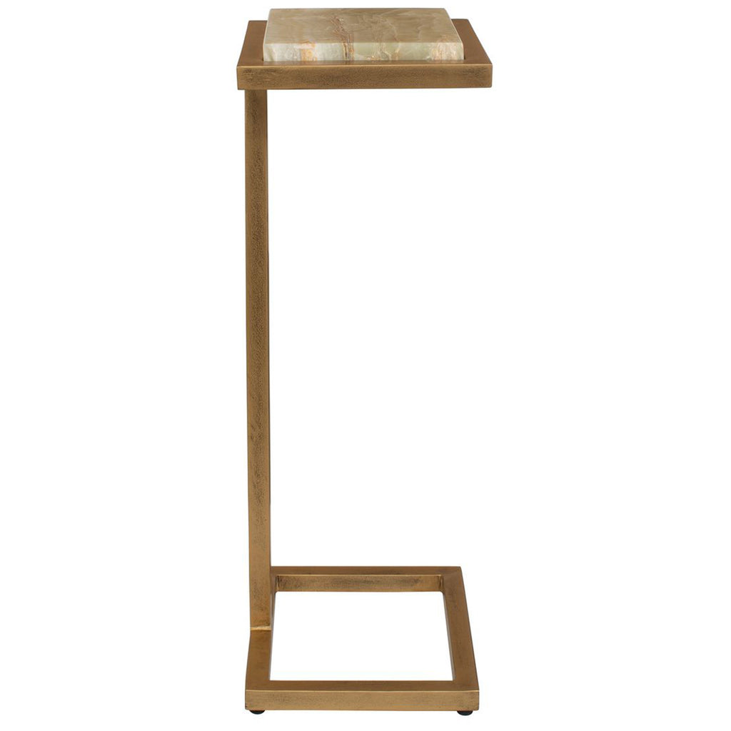 Gamora Drink Table, Antique Gold – High Fashion Home