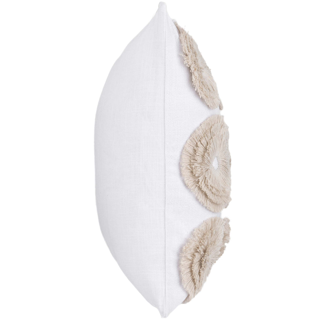 Halston Pillow, Ivory – High Fashion Home