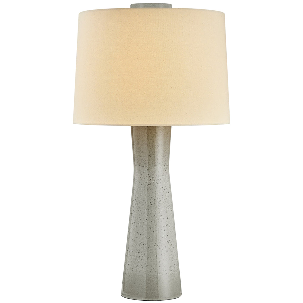 Havelock Table Lamp, Aged Brass/Ceramic Roan Grey – High Fashion Home