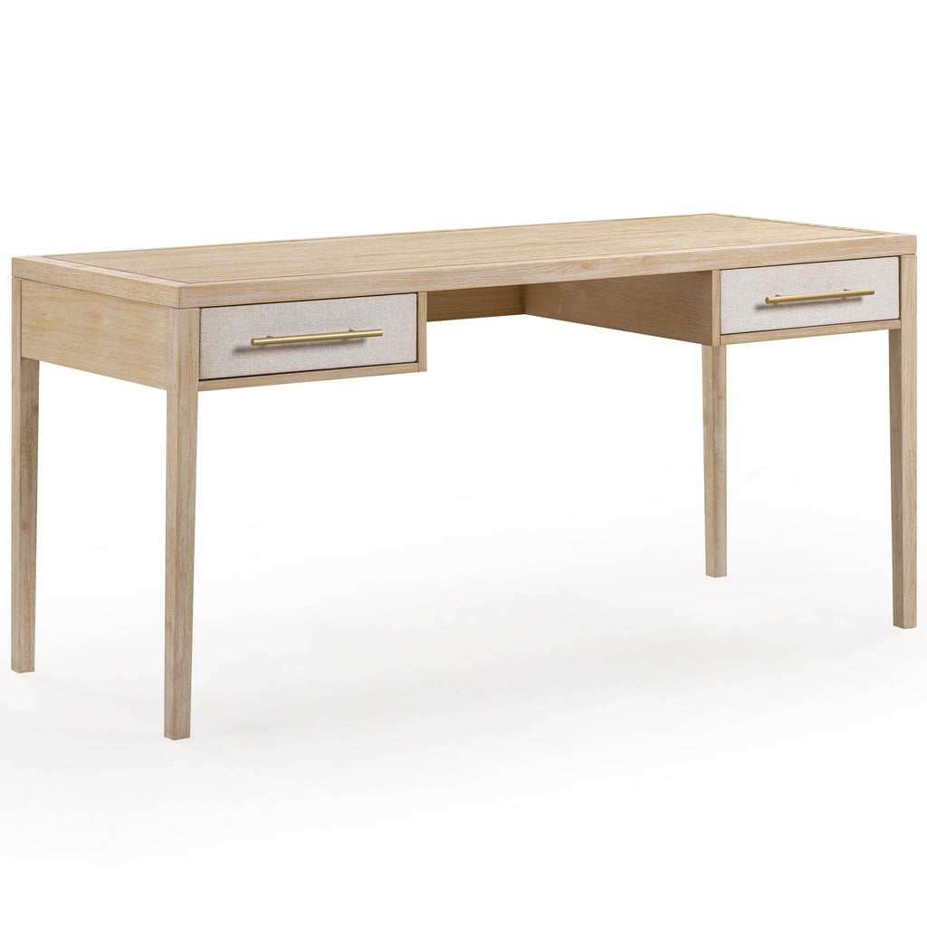 Hera Executive Desk, Natural – High Fashion Home