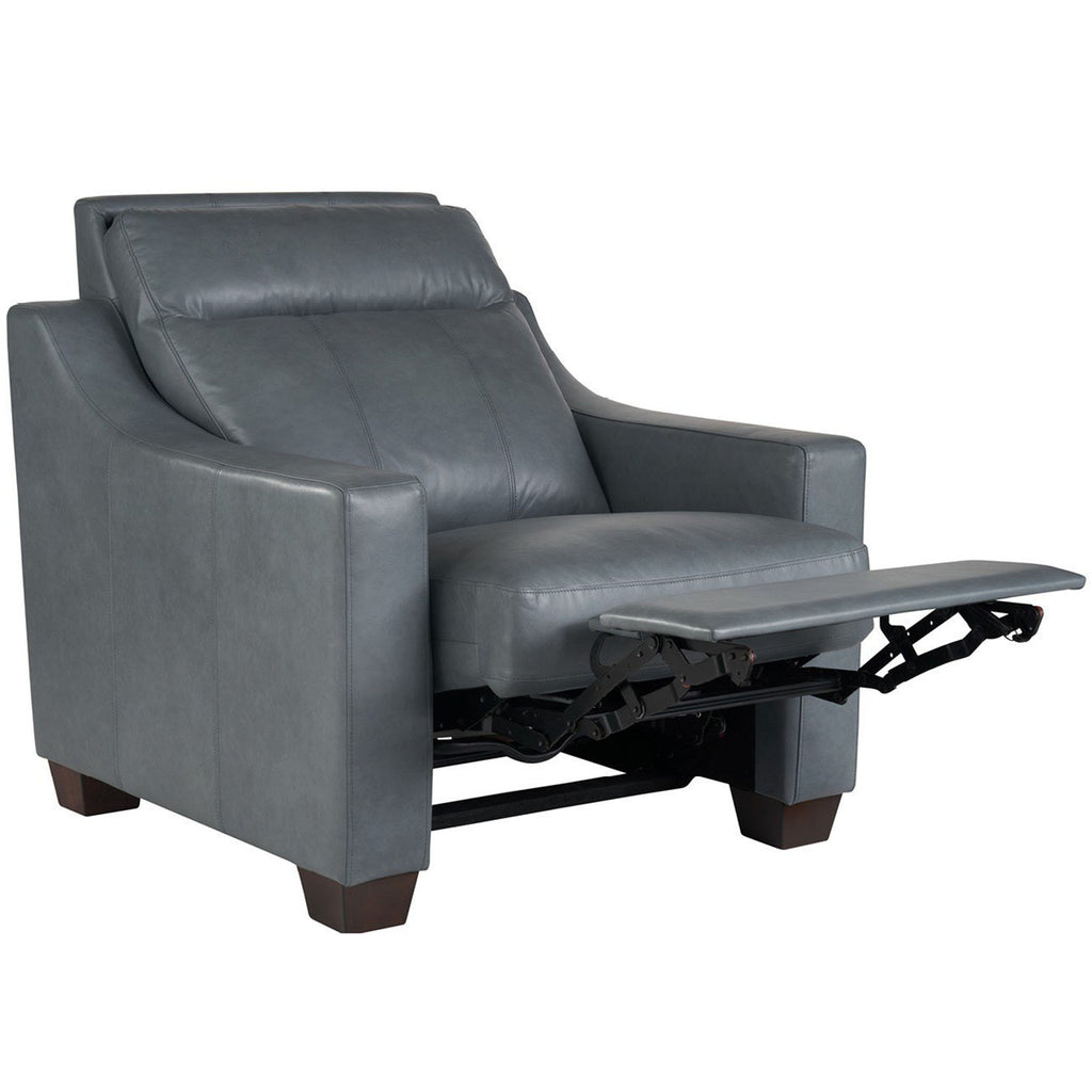 Higgins Leather Power Motion Chair, Blue Gray – High Fashion Home