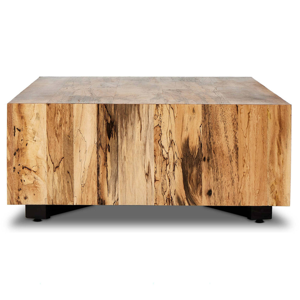 Hudson Large Rectangular Coffee Table, Spalted Primavera – High Fashion ...