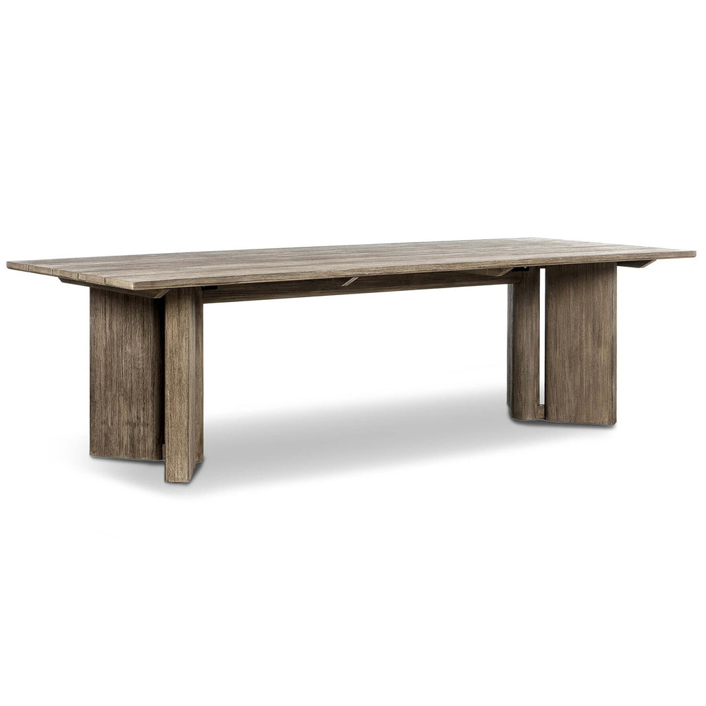 Huxley Outdoor Dining Table, Smoke Grey by Four Hands – High Fashion Home