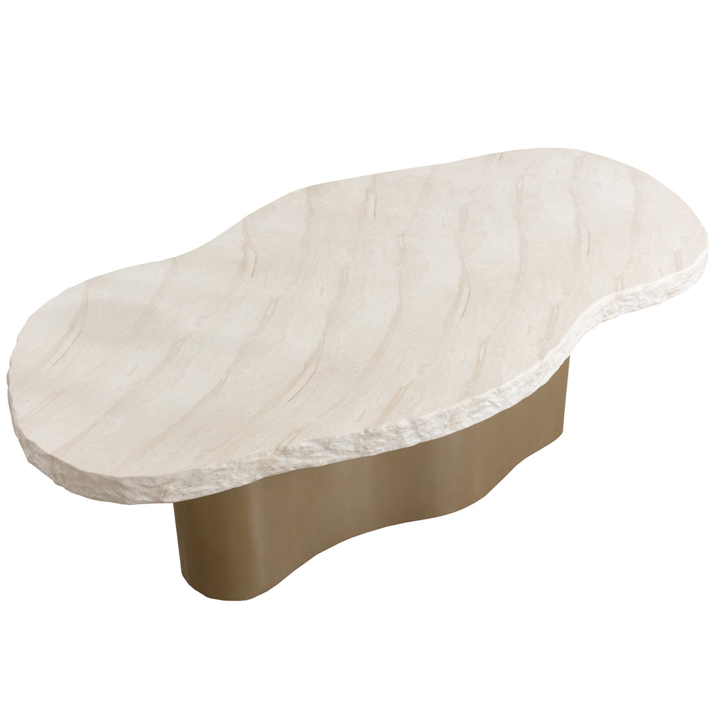 Idris Dining Table, Antique Brass – High Fashion Home