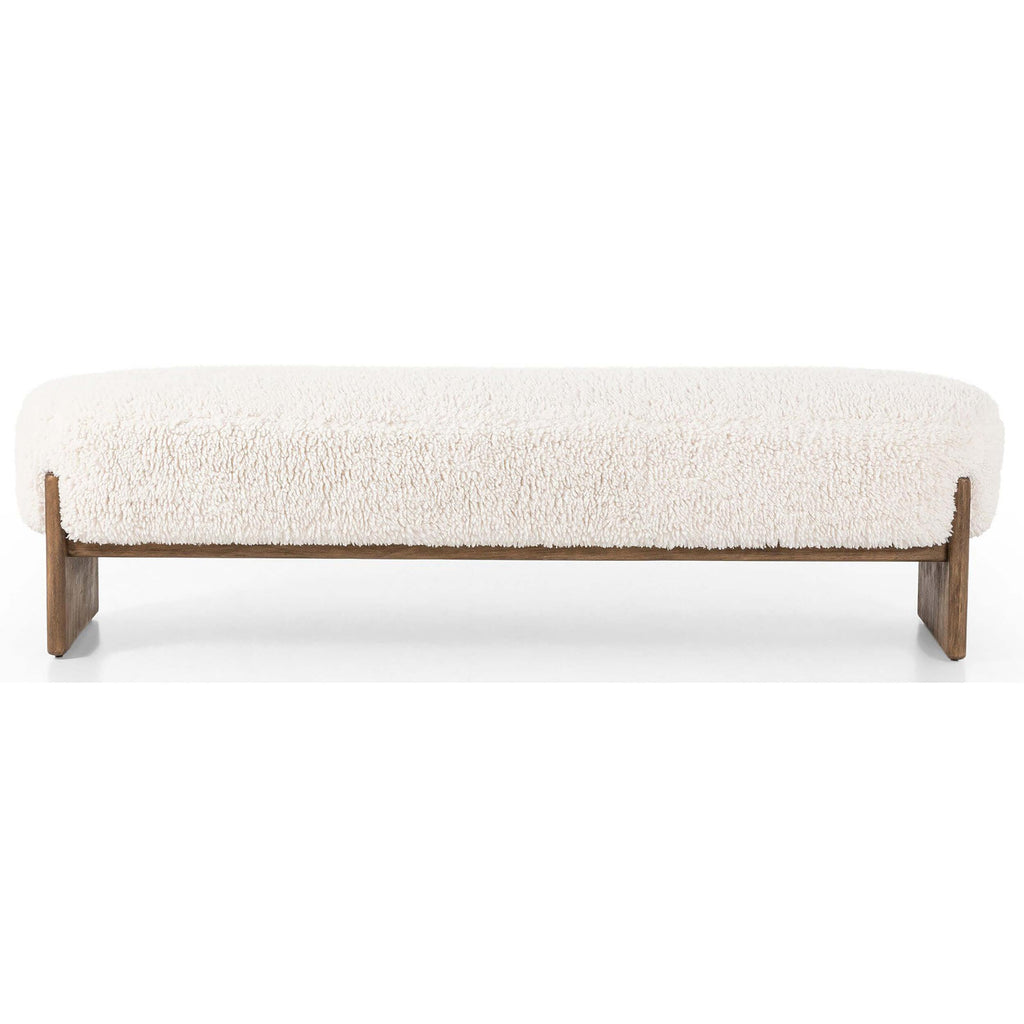 Kirby Bench, Andes Natural by Four Hands – High Fashion Home