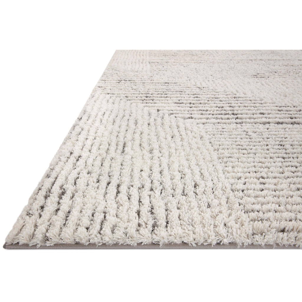 Loloi Rug Levitt Shag LEV-02, Ivory/Grey – High Fashion Home