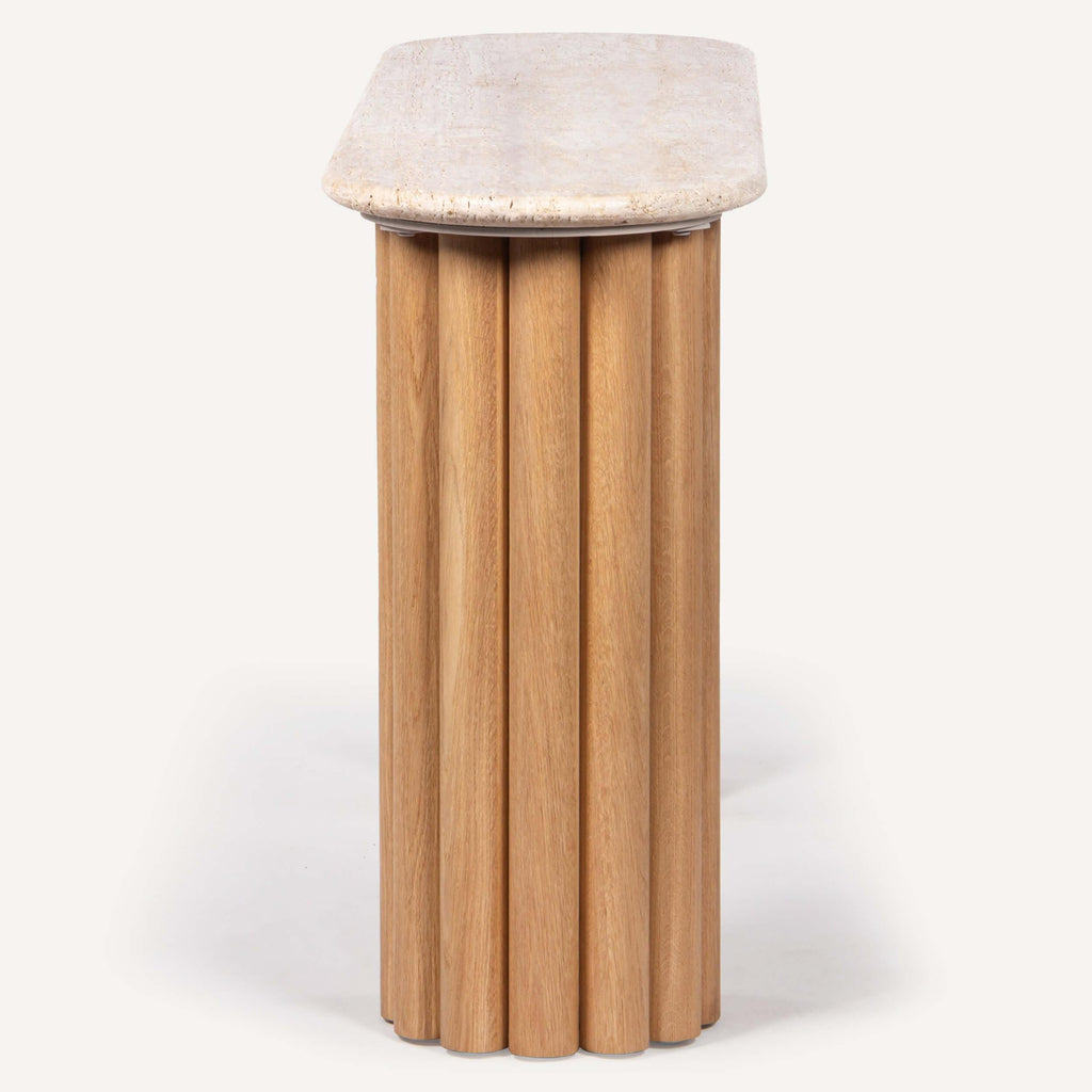 Lyla Console Table, Natural – High Fashion Home