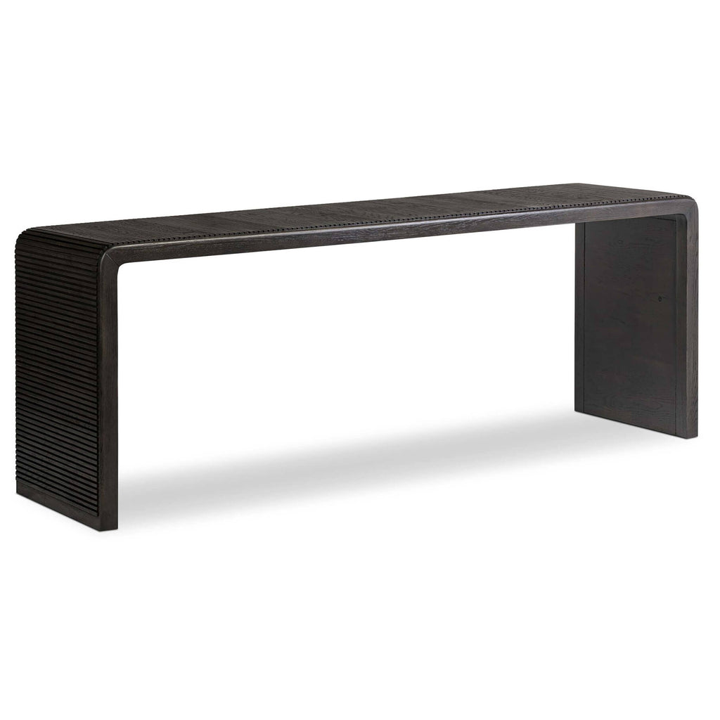 Leo Console Table, Smoked Black by Four Hands – High Fashion Home