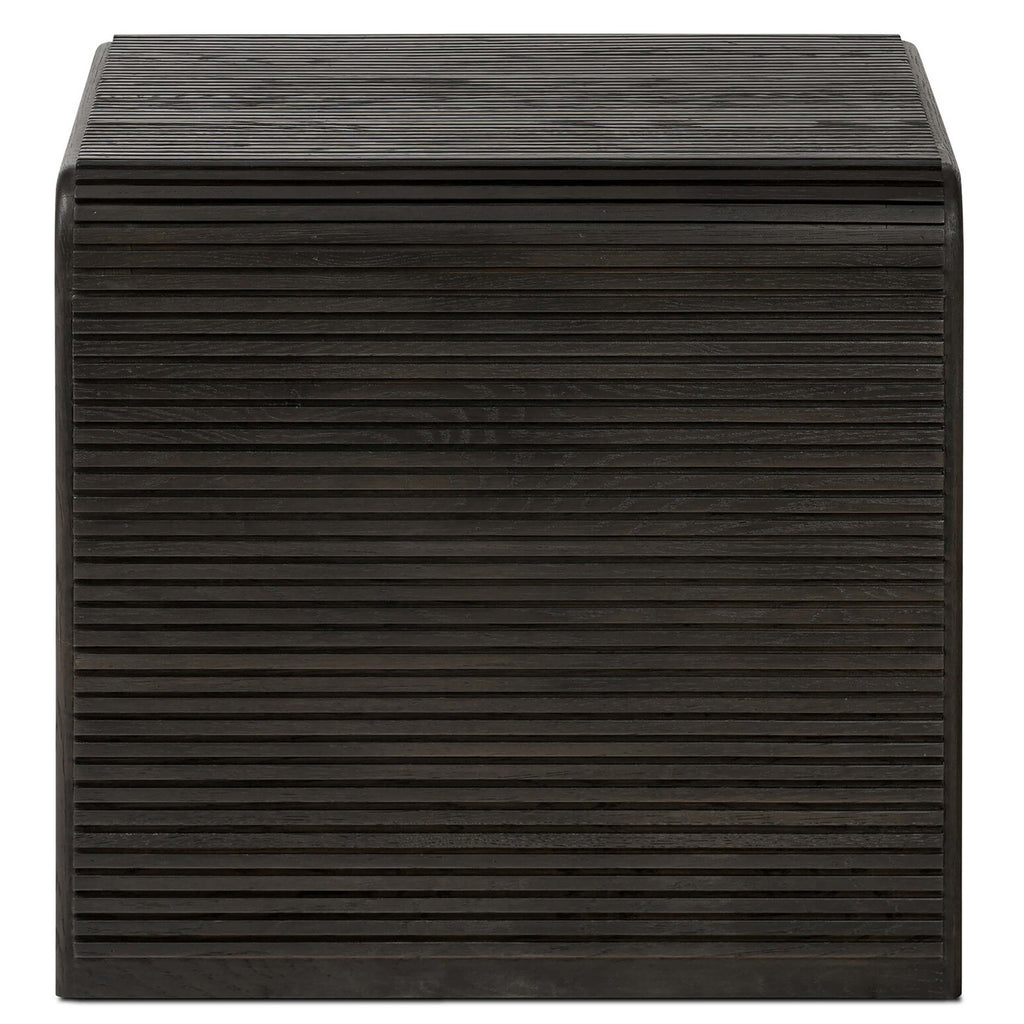 Leo End Table, Smoked Black by Four Hands – High Fashion Home