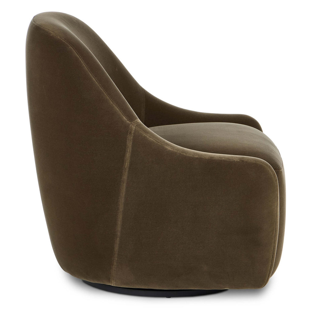 Levi Swivel Chair, Surrey Olive by Four Hands – High Fashion Home