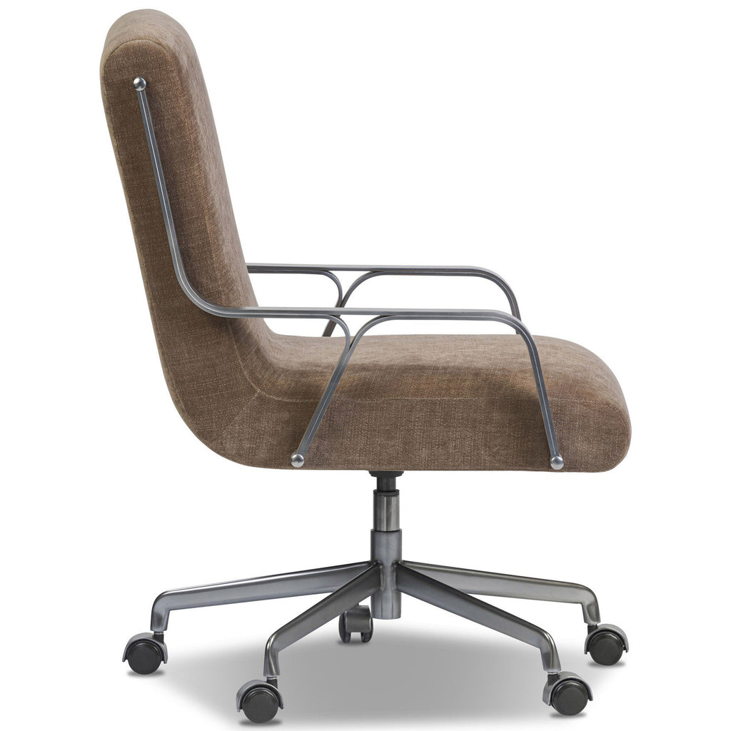 Lou Desk Chair, Altair Mushroom by Four Hands – High Fashion Home