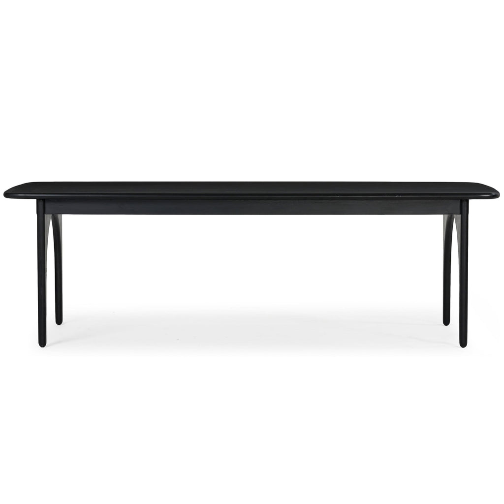Luna Rectangular Dining Table, Charcoal – High Fashion Home