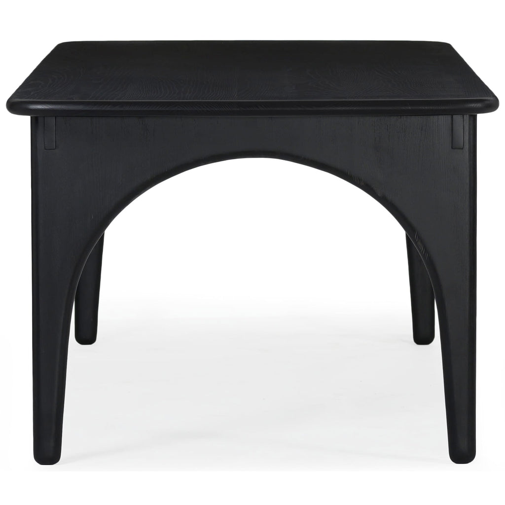 Luna Rectangular Dining Table, Charcoal – High Fashion Home