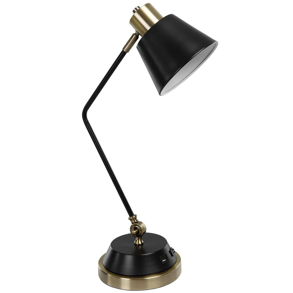 Lupe Table Lamp, Black – High Fashion Home