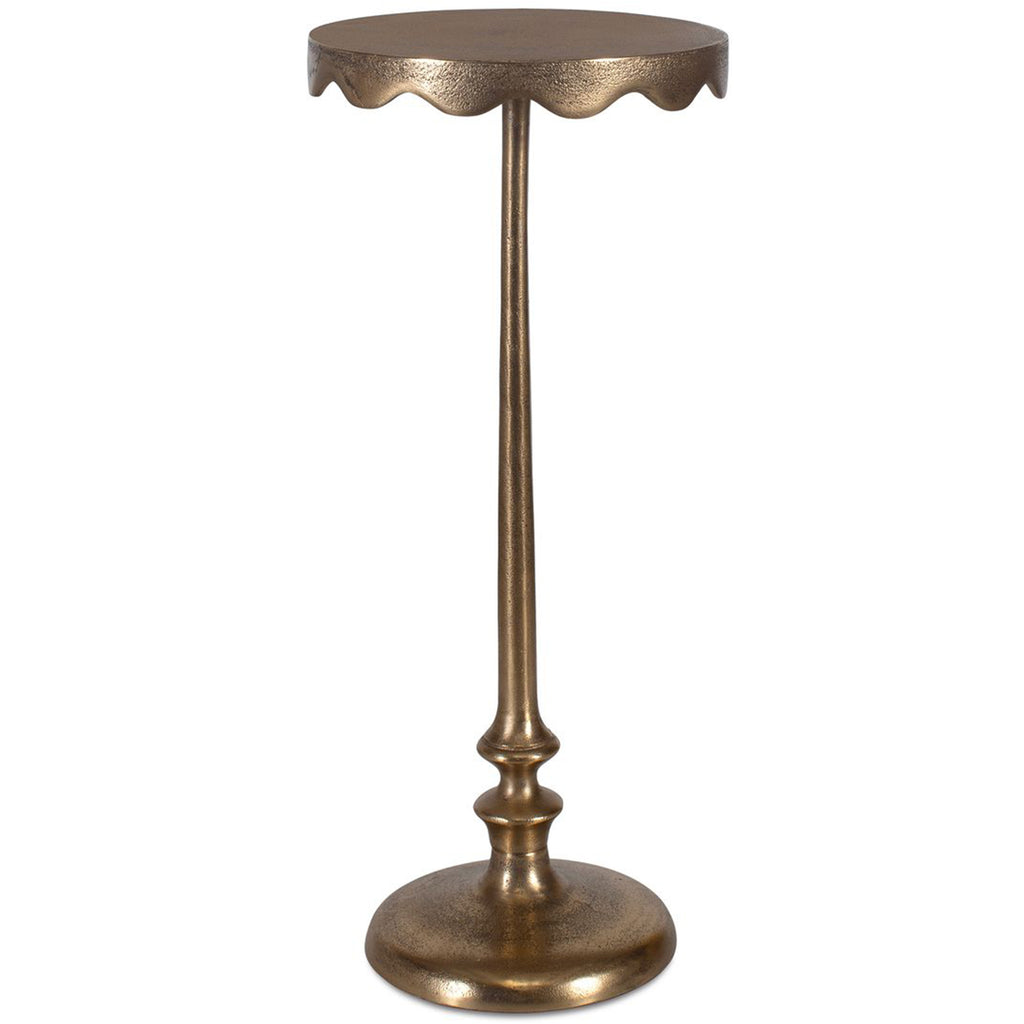 Magnus Accent Table, Antique Brass – High Fashion Home
