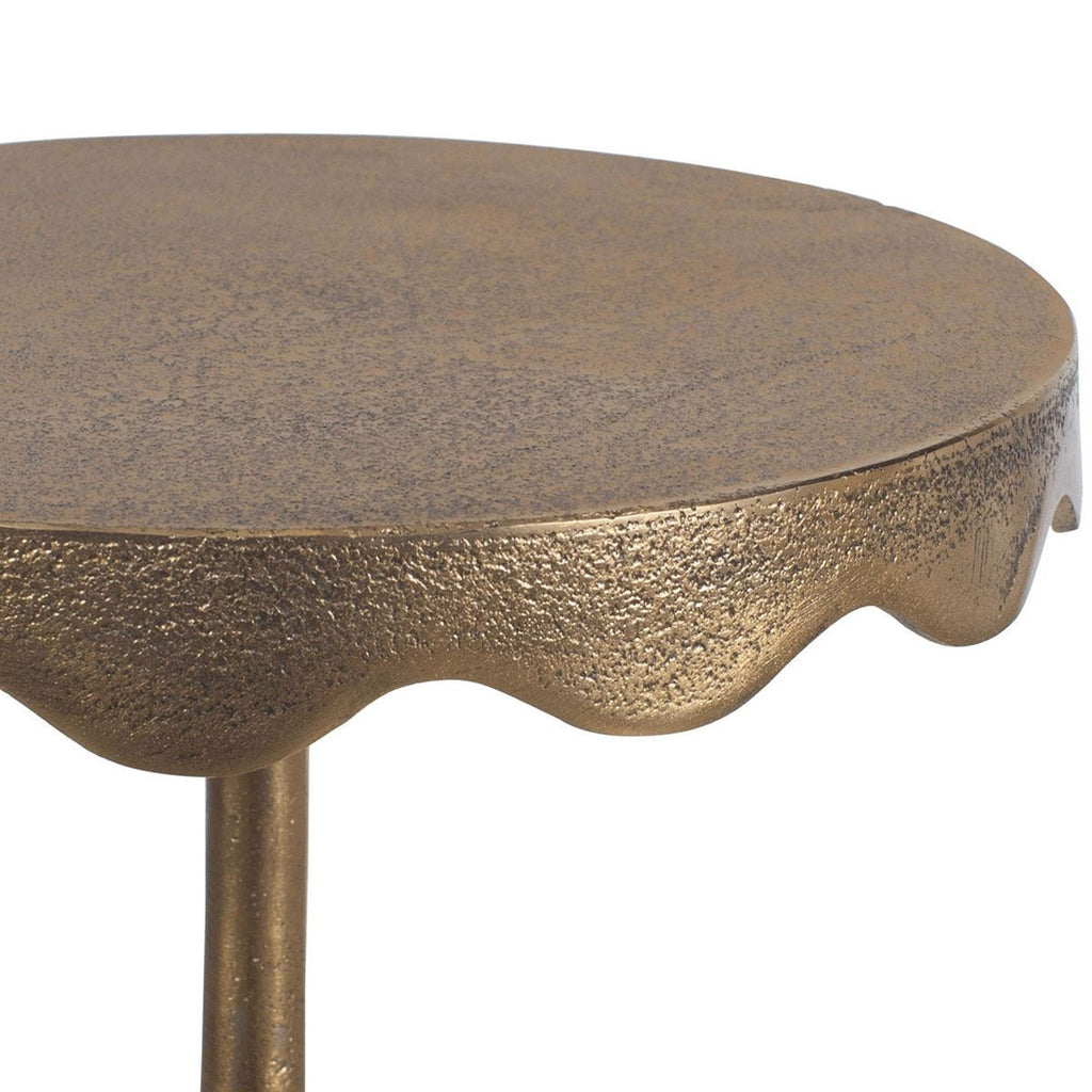 Magnus Accent Table, Antique Brass – High Fashion Home