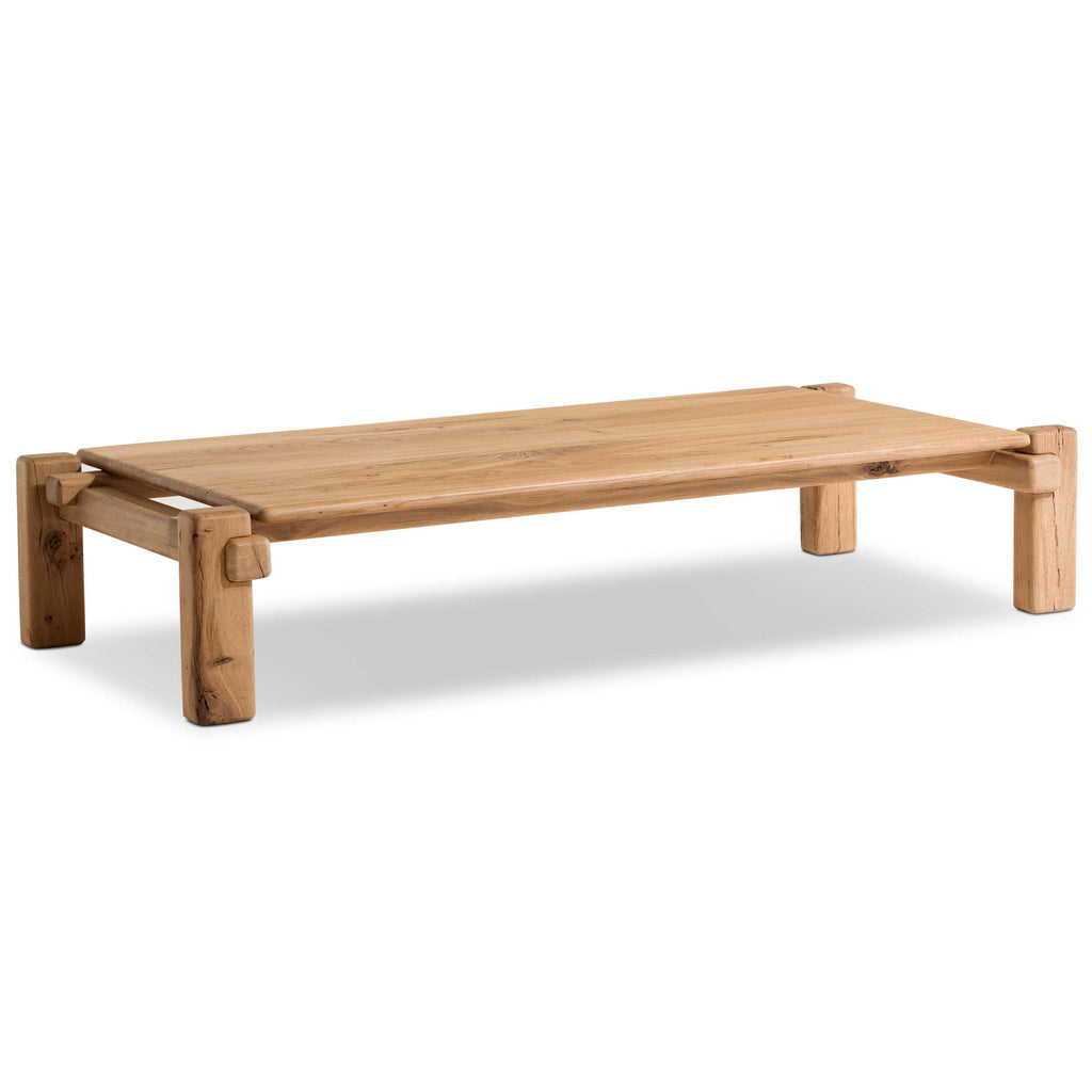 Marcia Rectangular Coffee Table, Natural by Four Hands – High Fashion Home