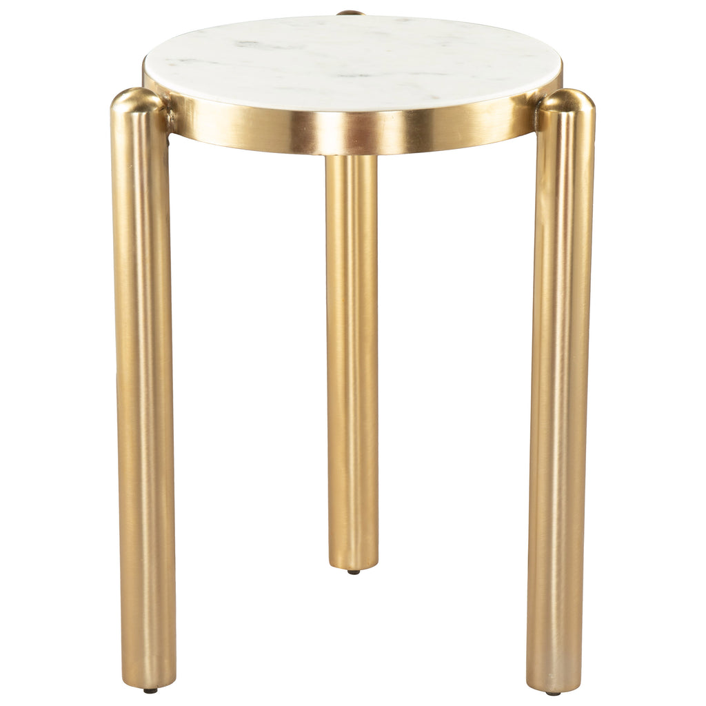 Noan Side Table, White – High Fashion Home