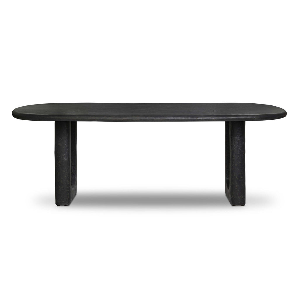 Obito Dining Table, Obsidian Concrete by Four Hands – High Fashion Home