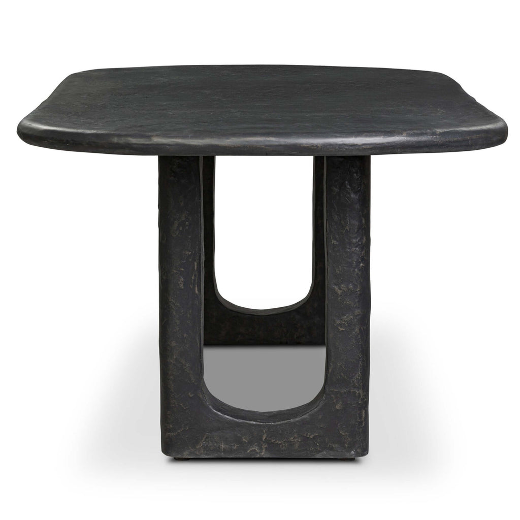 Obito Dining Table, Obsidian Concrete by Four Hands – High Fashion Home