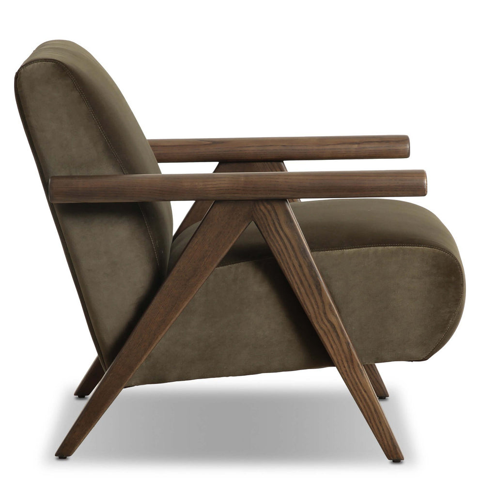 Penn Chair in Surrey Olive by Four Hands | Luxury Accent Chair | High ...