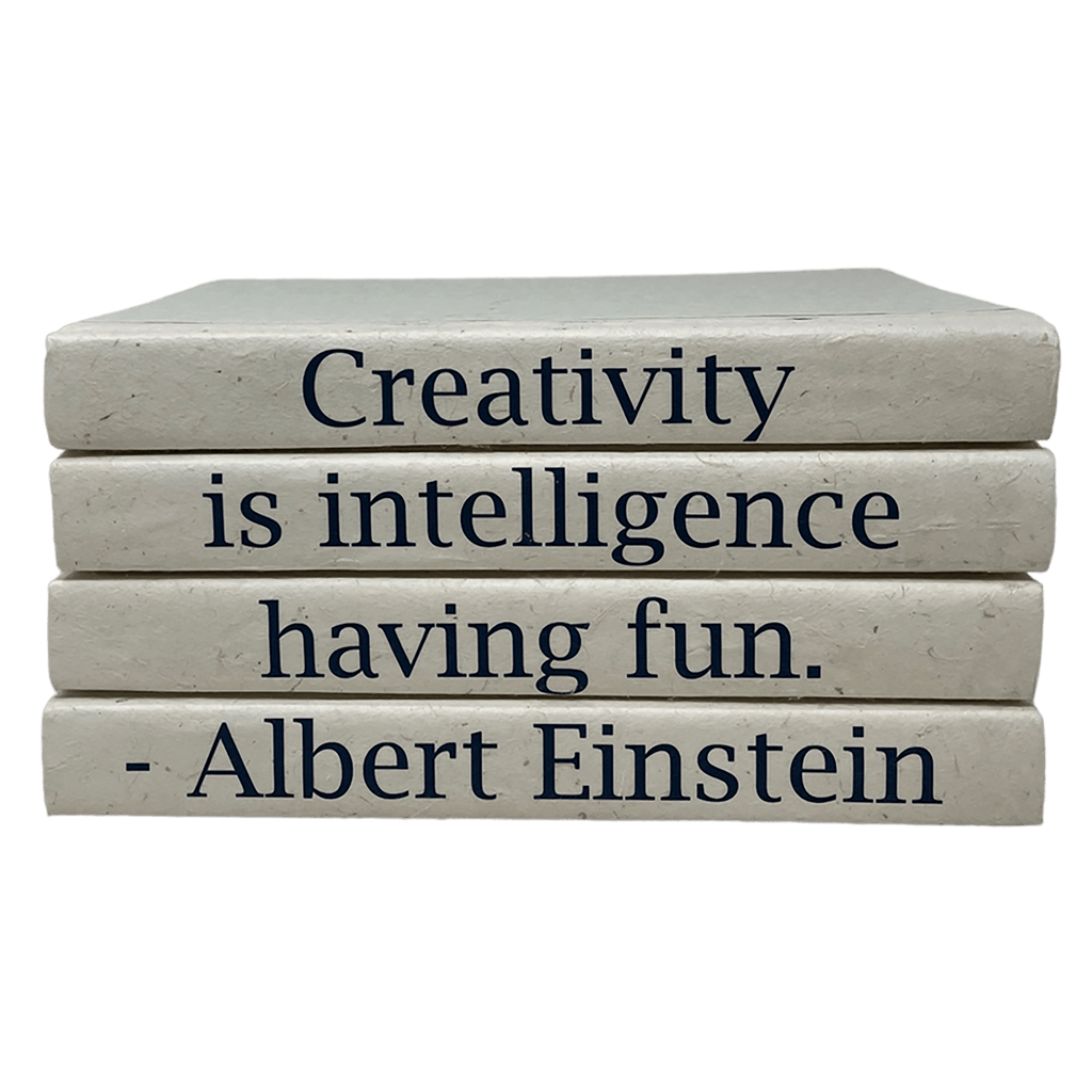 Stack of Books, Creativity Is – High Fashion Home