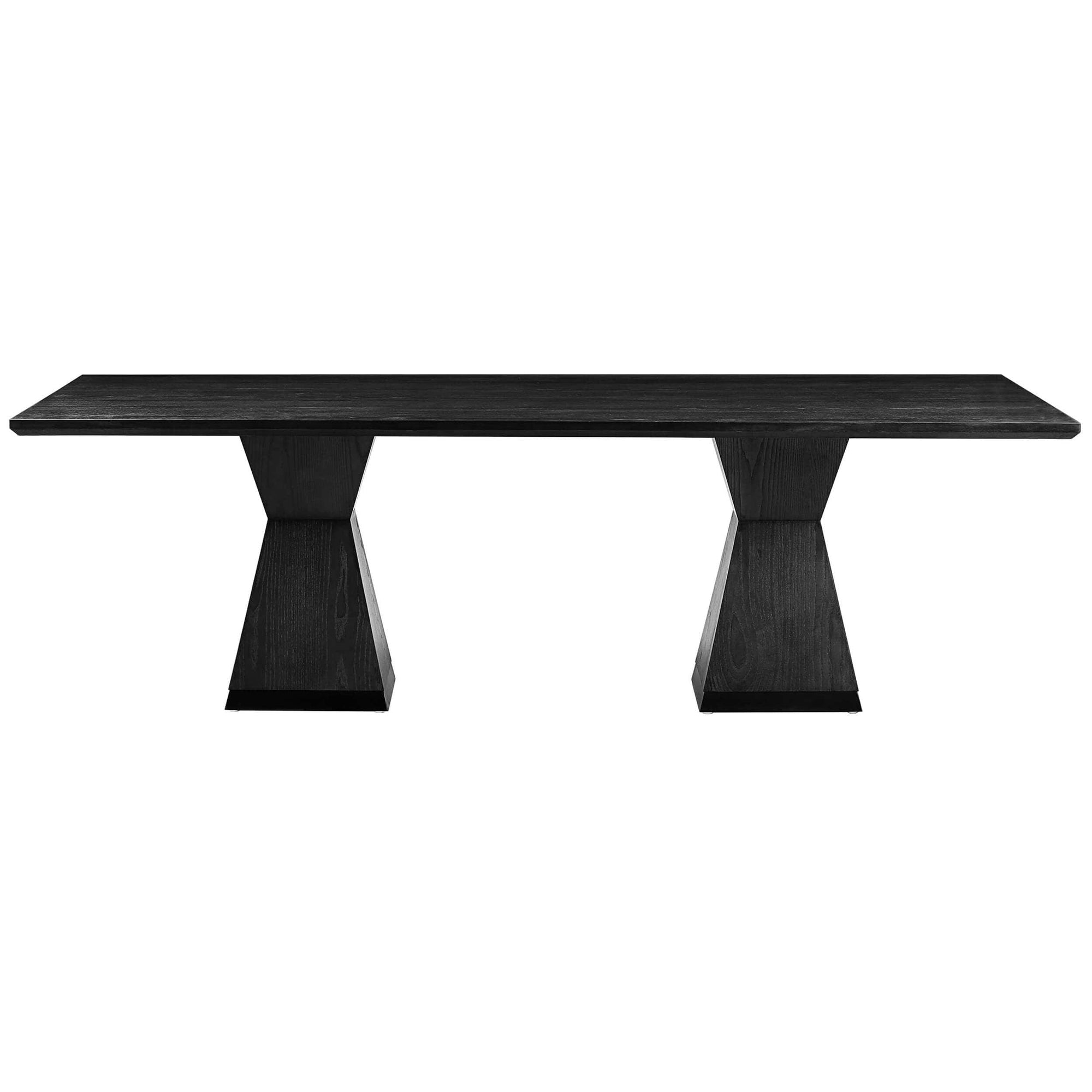 Nolan Rectangular Dining Table, Black – High Fashion Home