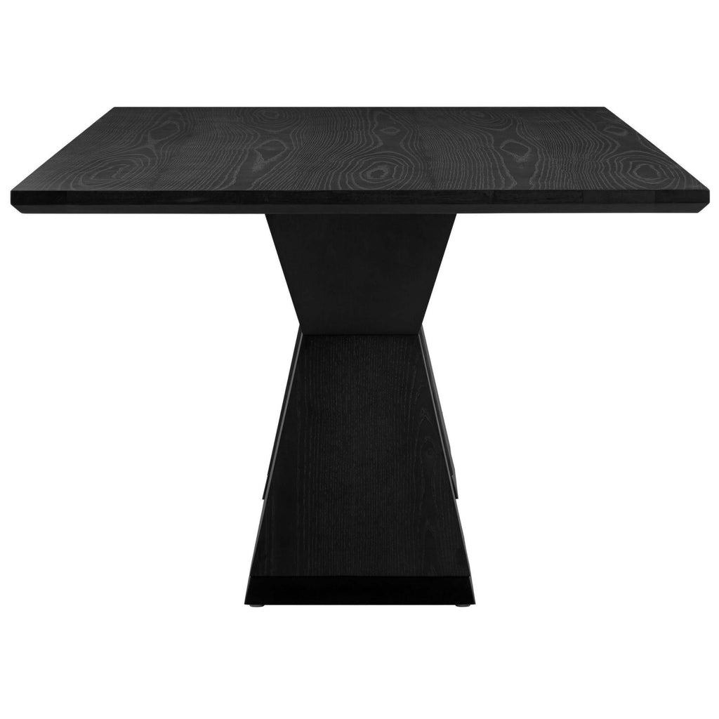 Nolan Rectangular Dining Table, Black – High Fashion Home