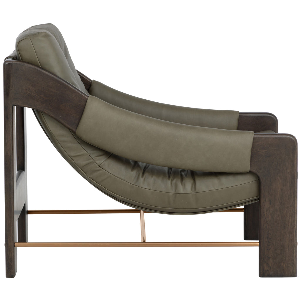 Rafferty Leather Chair, Ludlow Dark Olive – High Fashion Home