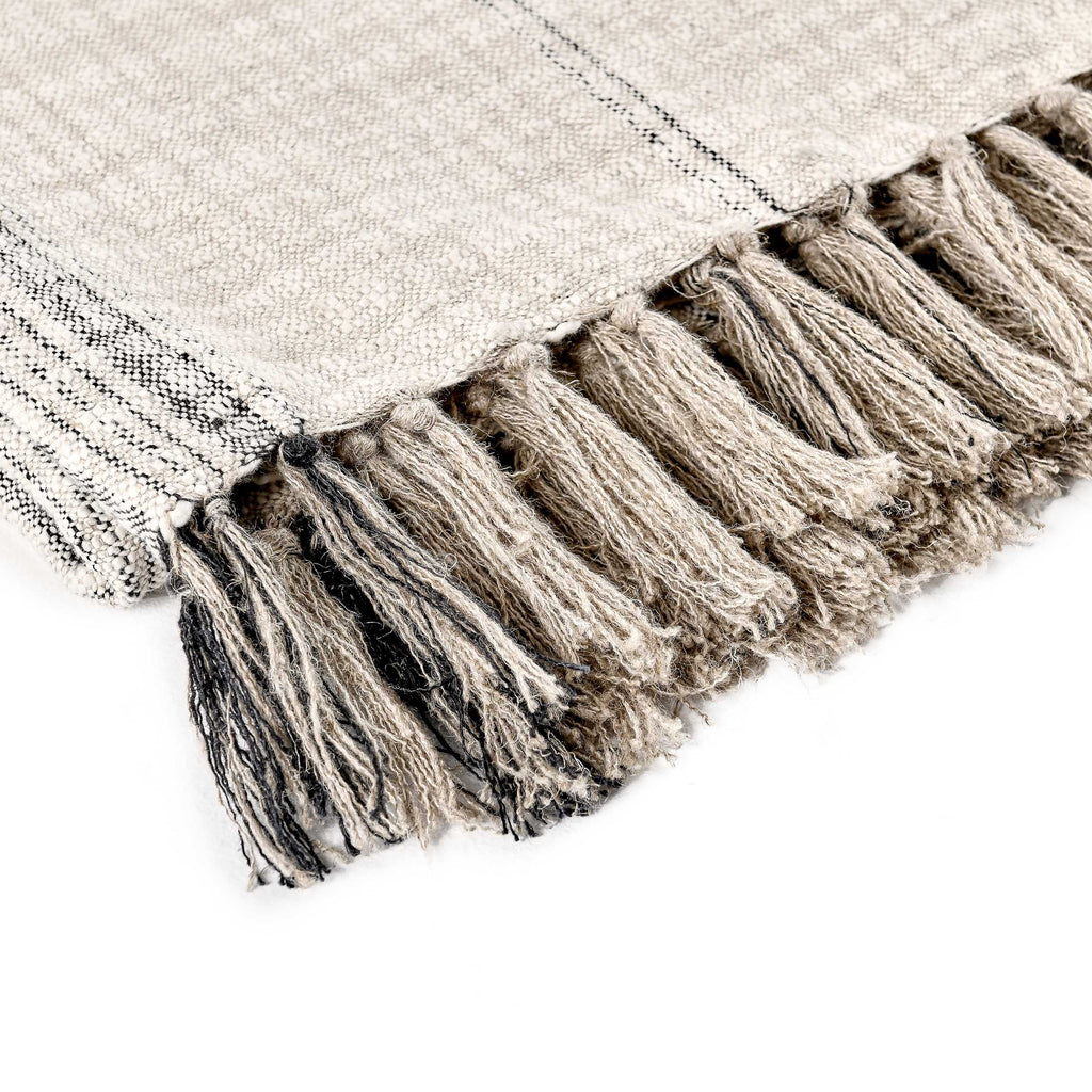Ria Throw, Natural/Black – High Fashion Home