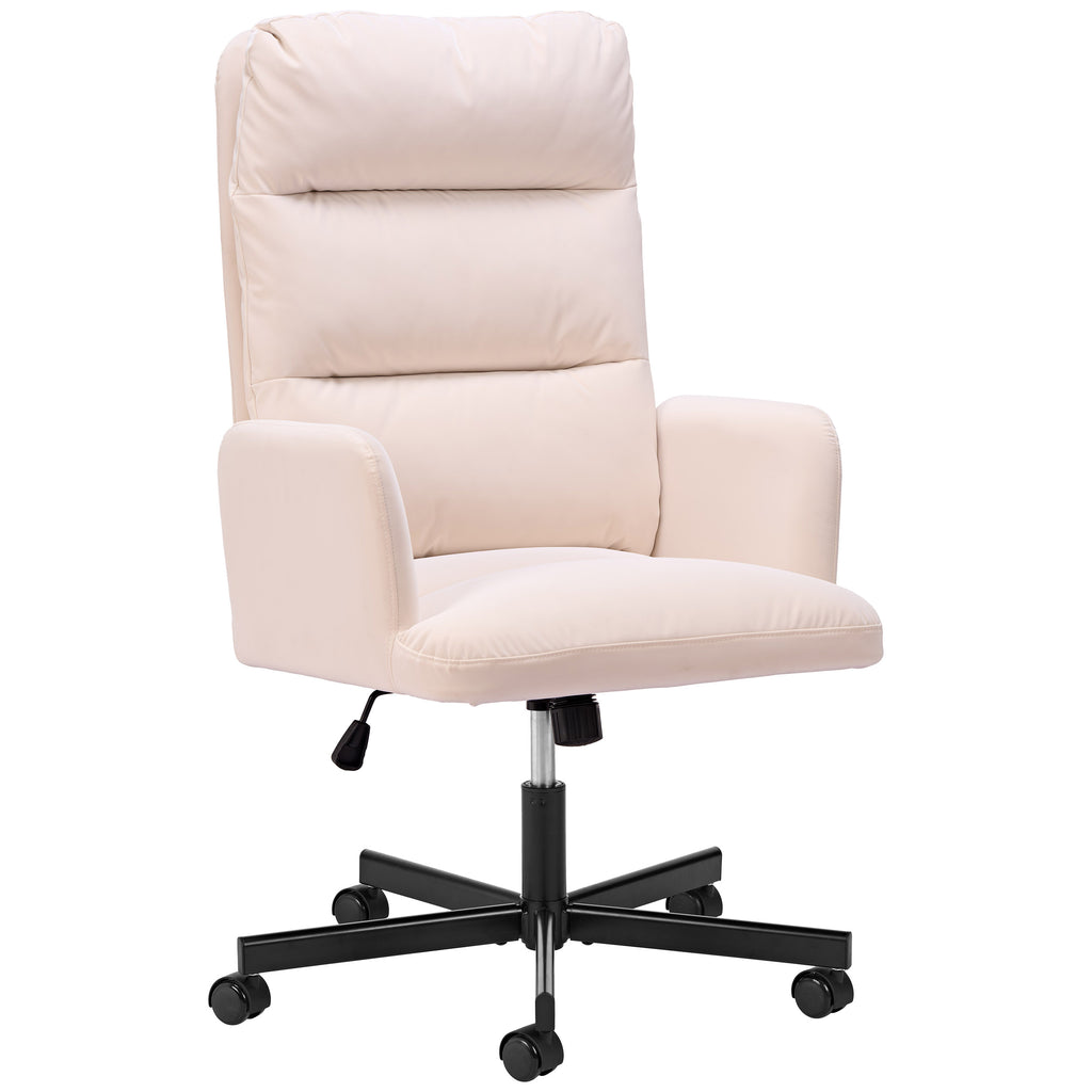 Sable Office Chair, Ivory – High Fashion Home