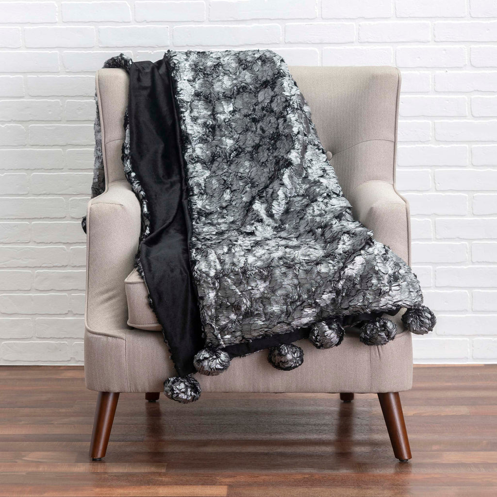 Sable Throw, Silver – High Fashion Home