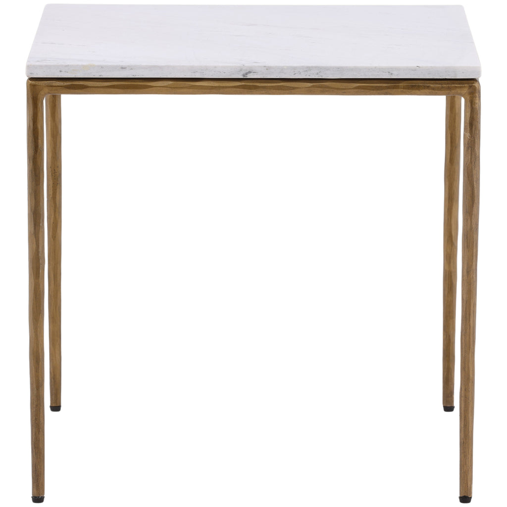 Salas Side Table, White – High Fashion Home