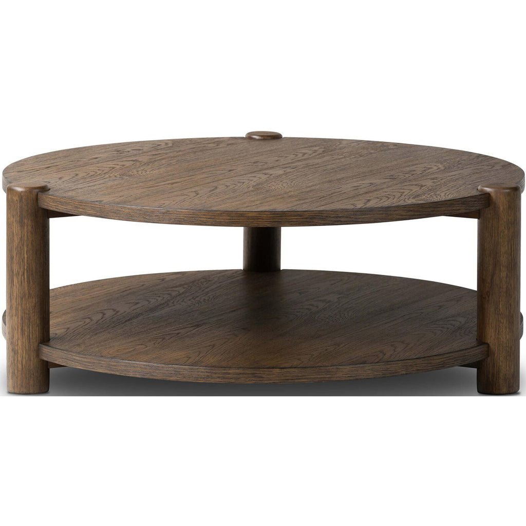 Sicily Coffee Table, Medium Deep Brown by Four Hands – High Fashion Home