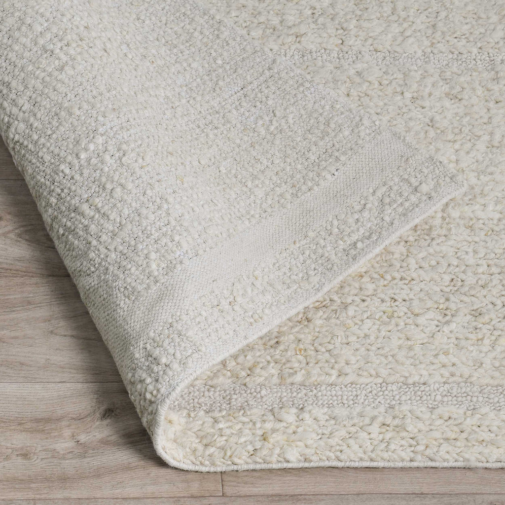 Sinclair Wool Rug, Ivory – High Fashion Home