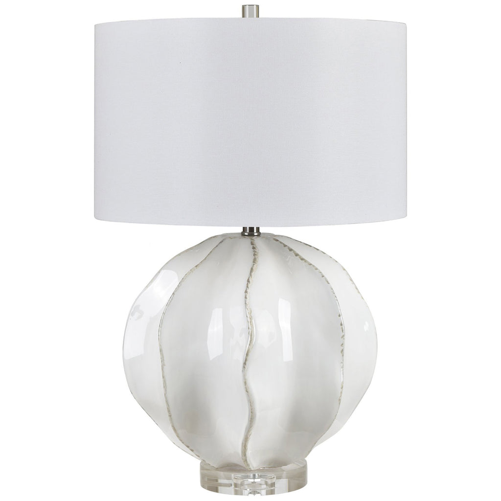 Solstice Table Lamp, White – High Fashion Home