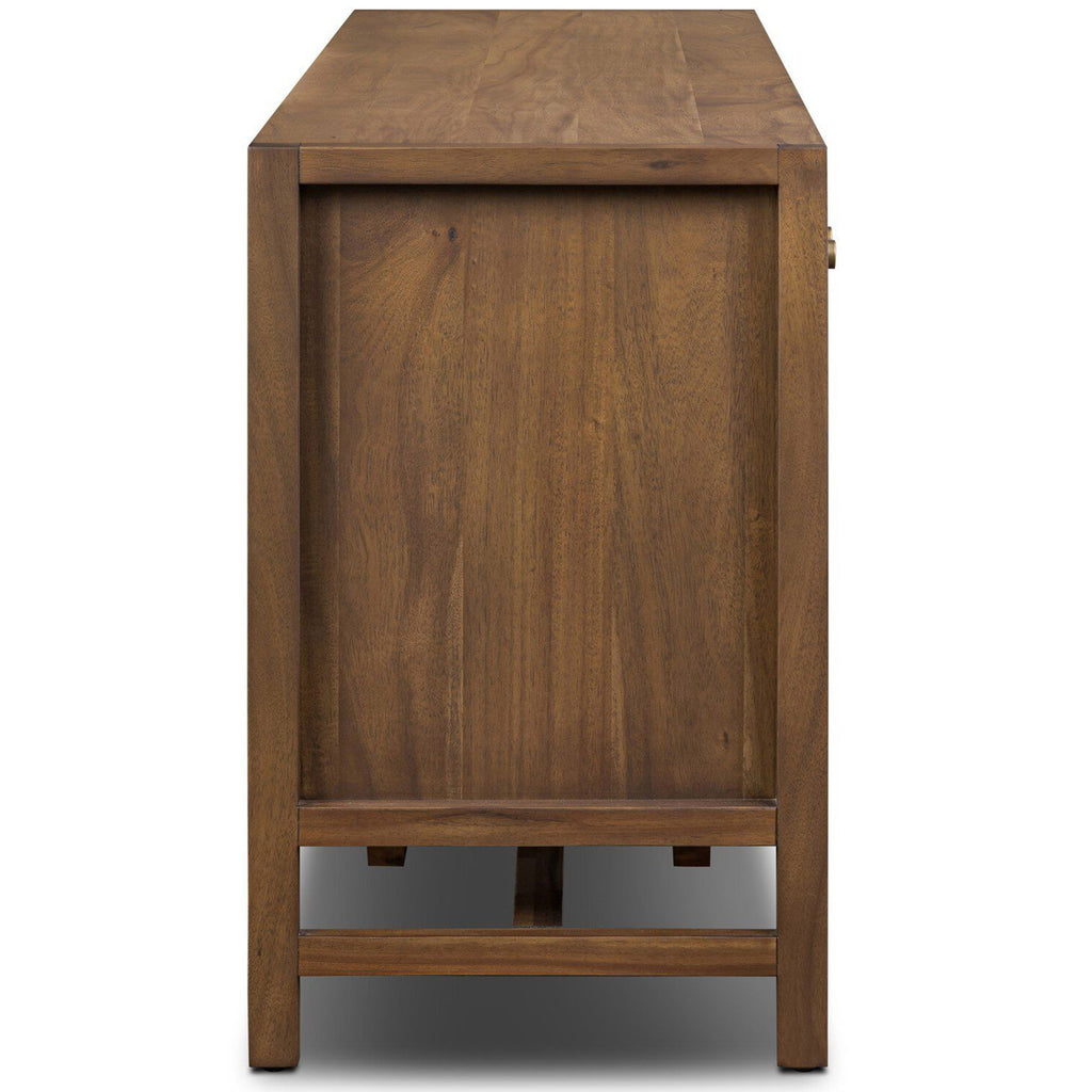 Sullivan Media Console, Saddle Tan by Four Hands – High Fashion Home