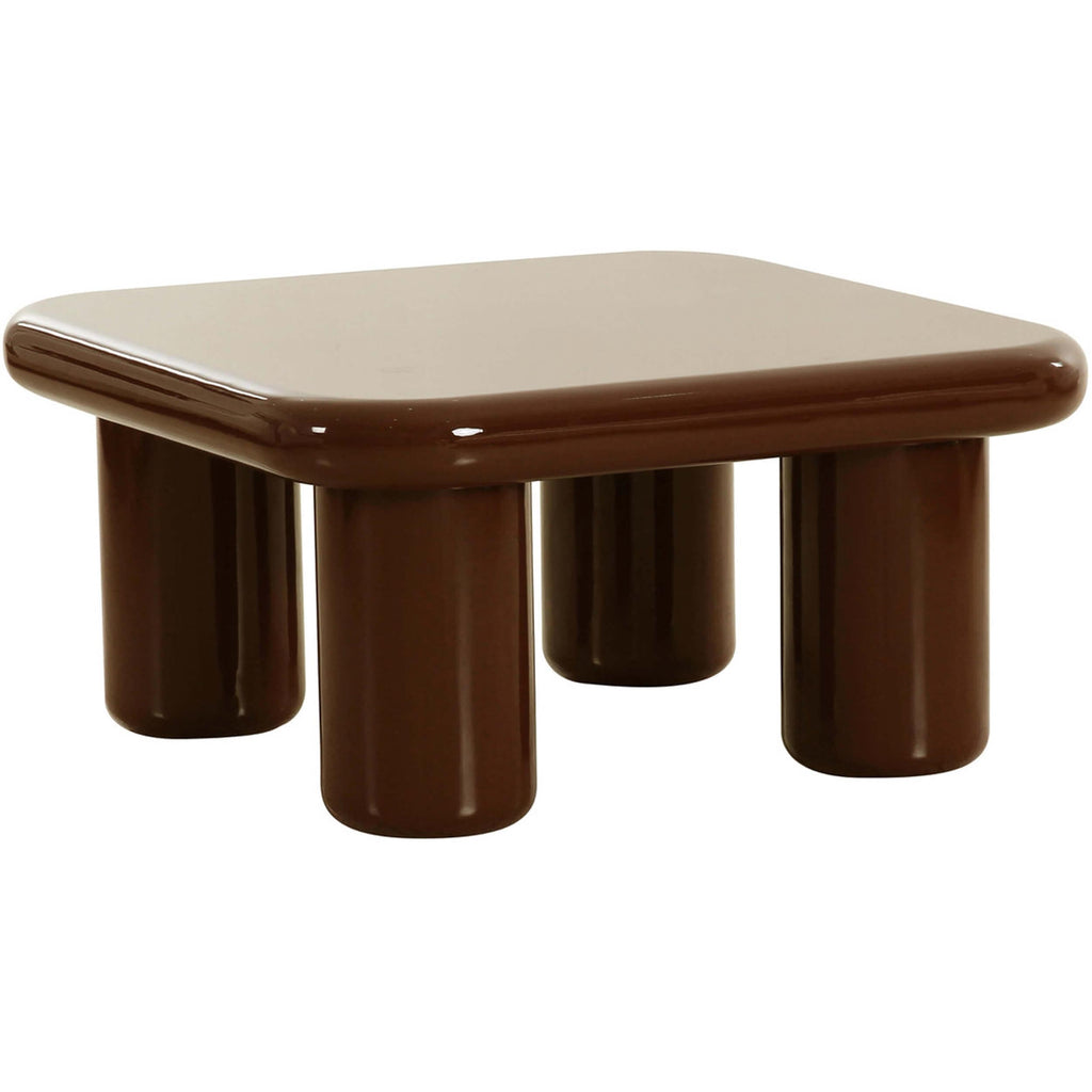 Memphis Coffee Table, Chocolate Brown – High Fashion Home