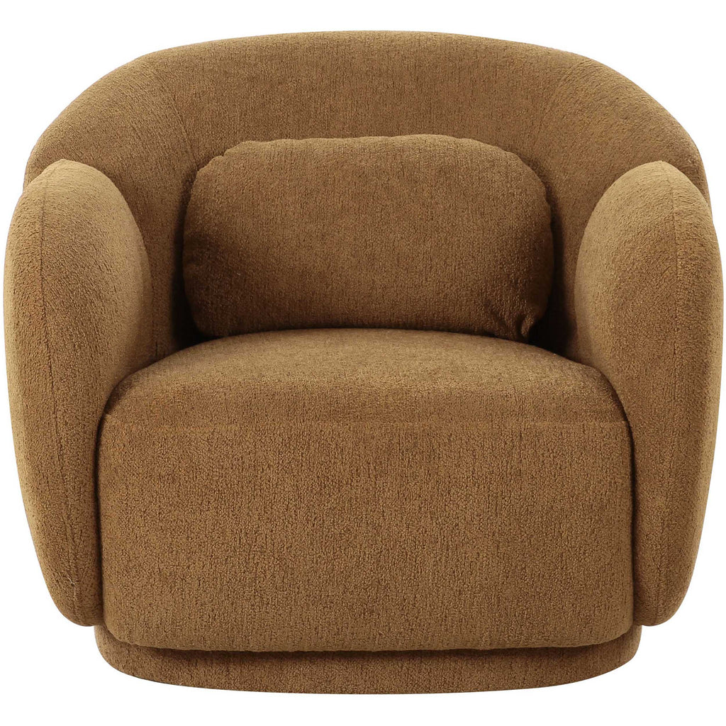 Misty Boucle Chair, Brown – High Fashion Home