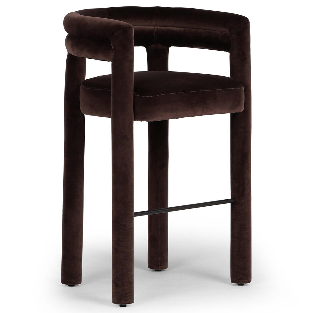 Tacova Bar & Counter Stool, Surrey Cocoa by Four Hands – High Fashion Home