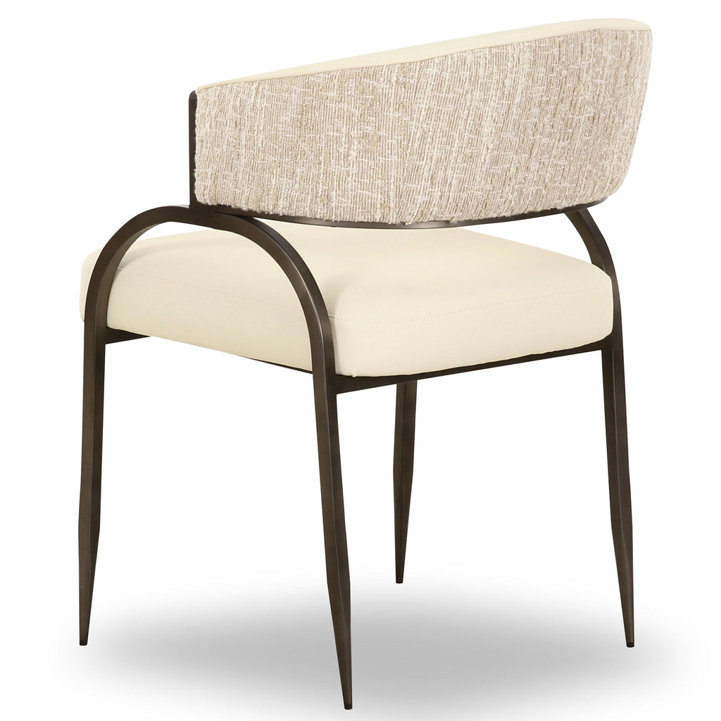 Tatum 2-Tone Dining Chair, Cream – High Fashion Home