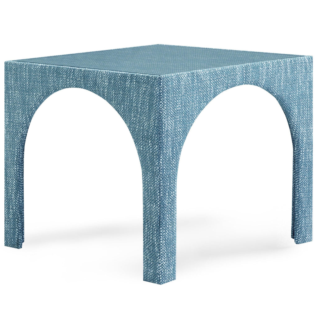 Tomlin Square Gaming Table, Teal – High Fashion Home