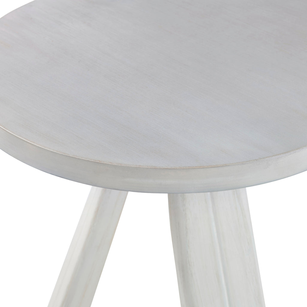 Triad Accent Table, White – High Fashion Home